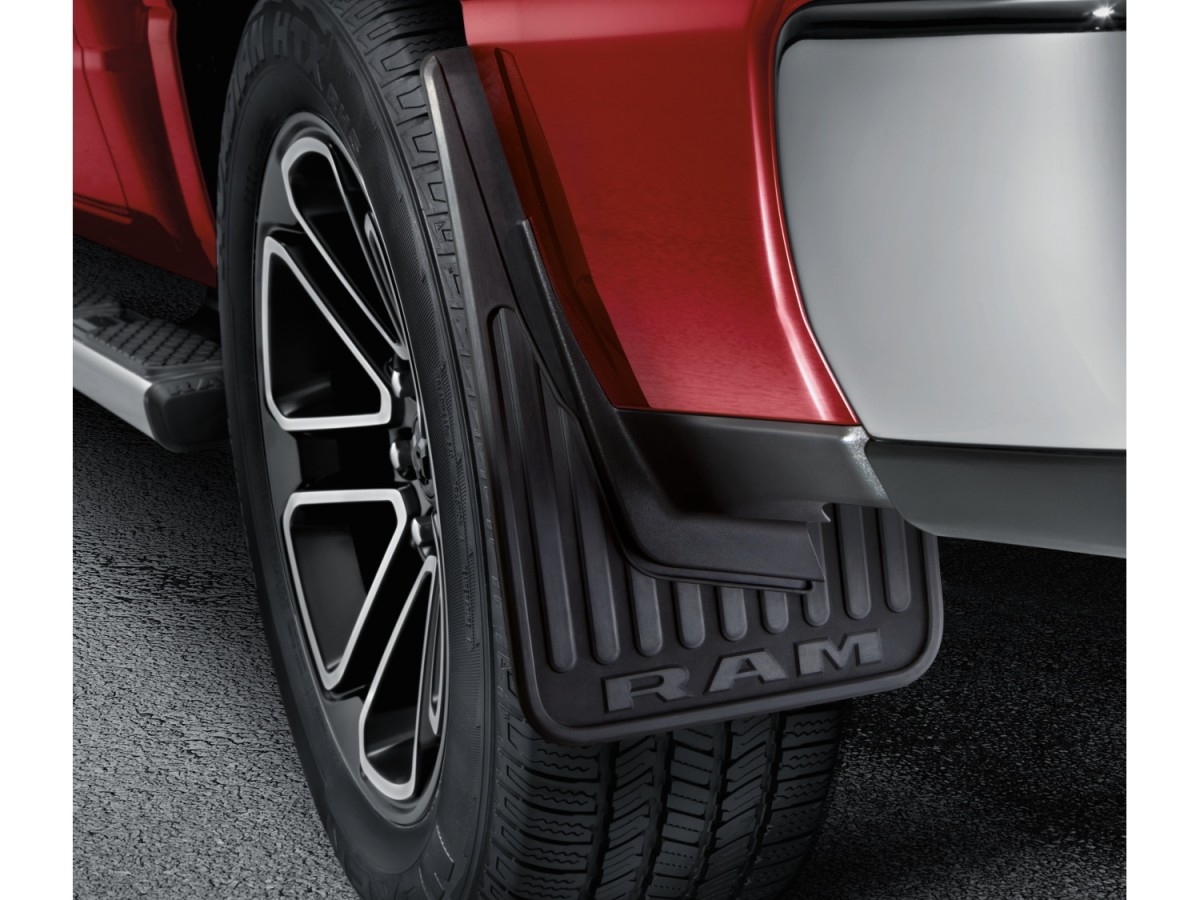 Authentic Mopar Splash Guards - Flat - Rear - 82216218AA | Mopar Online ...