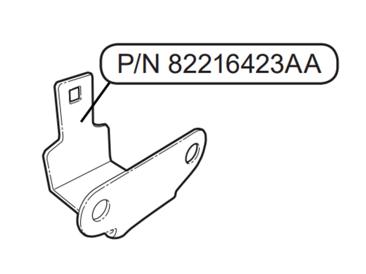 Mopar Bracket For Diesel Engine Auxiliary Switch Kit - 82216423AA ...