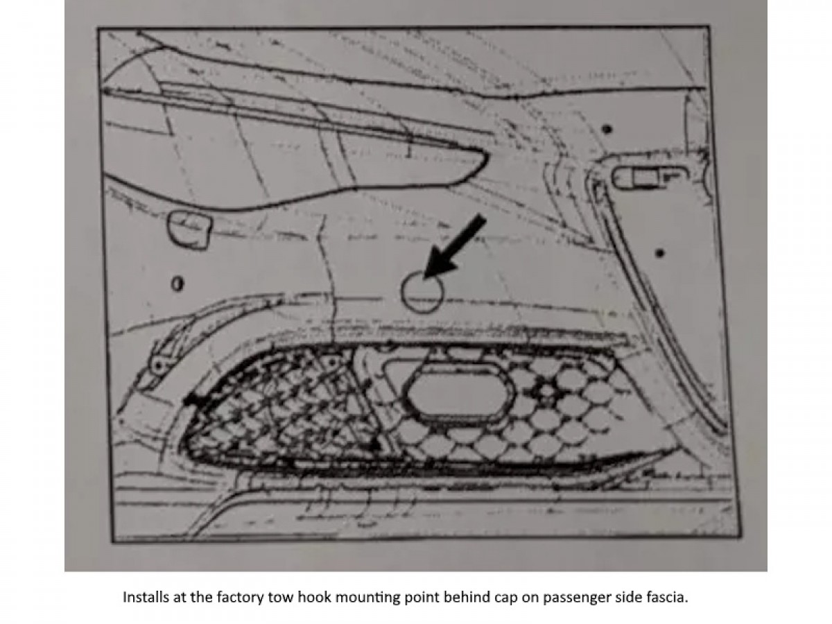 Mopar Front License Plate Bracket - 82216431AC | Mopar Online Parts