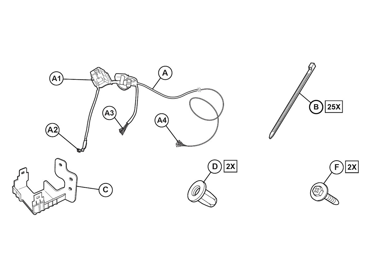 Mopar Wiring And PDC For Auxiliary Upfitter Switches - 82216449AC ...