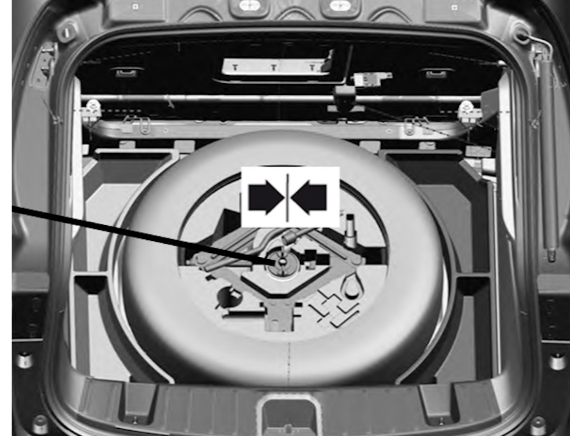 Mopar Production Spare Tire Kit For Trunk - 82216595AA | Mopar Online Parts