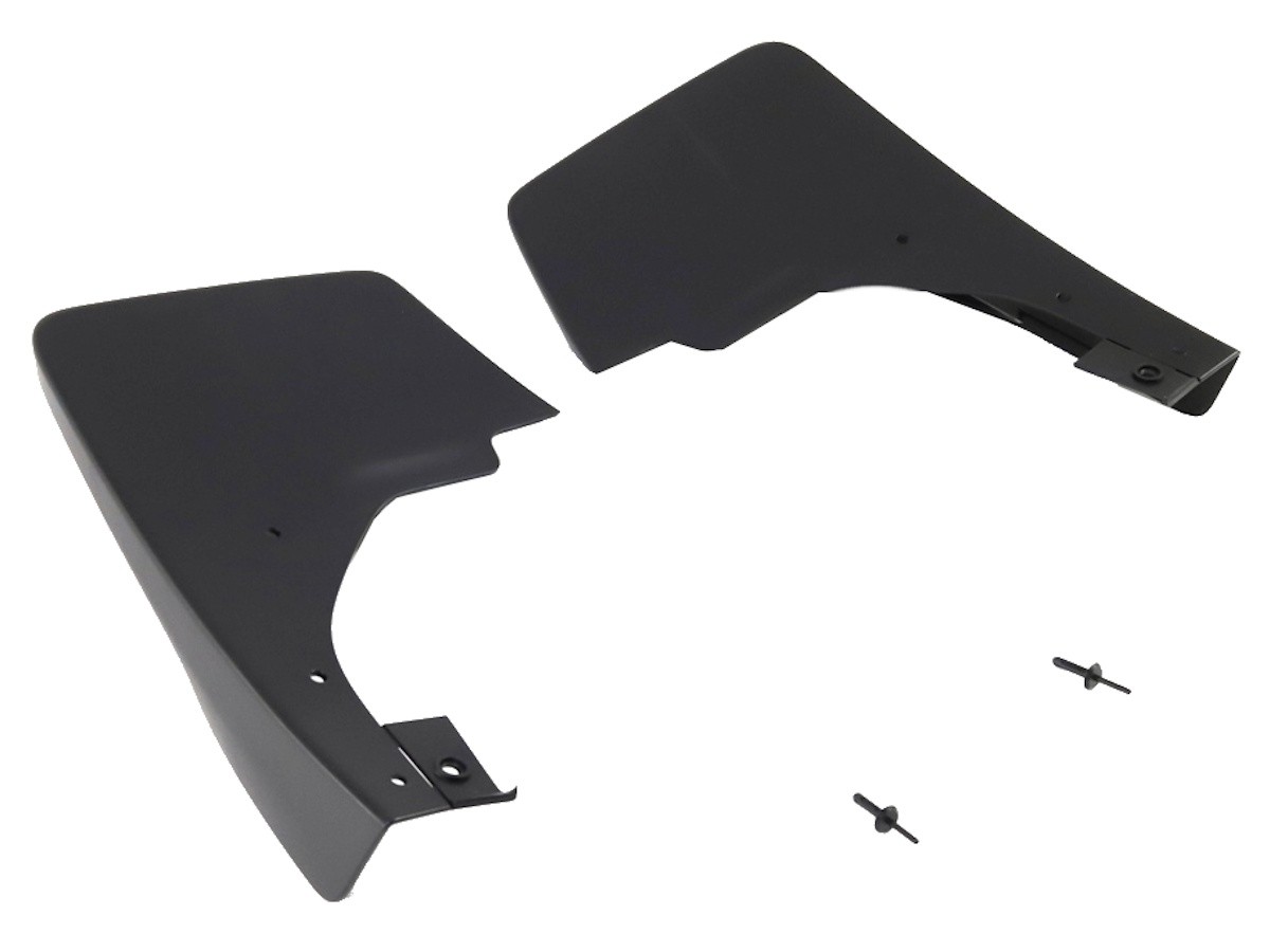 Mopar Splash Guards Rear Pair Molded Black With RAM Logo For Trucks ...