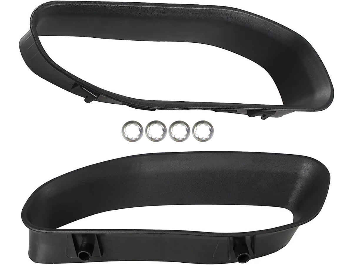 Mopar Tow Hooks Chrome Kit Of Two For Front Bumper Includes Bezels ...
