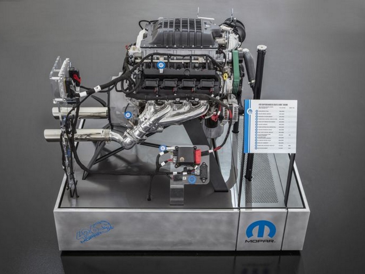 Mopar Performance Hellephant 426 Supercharged 6.2L HEMI Crate Engine ...