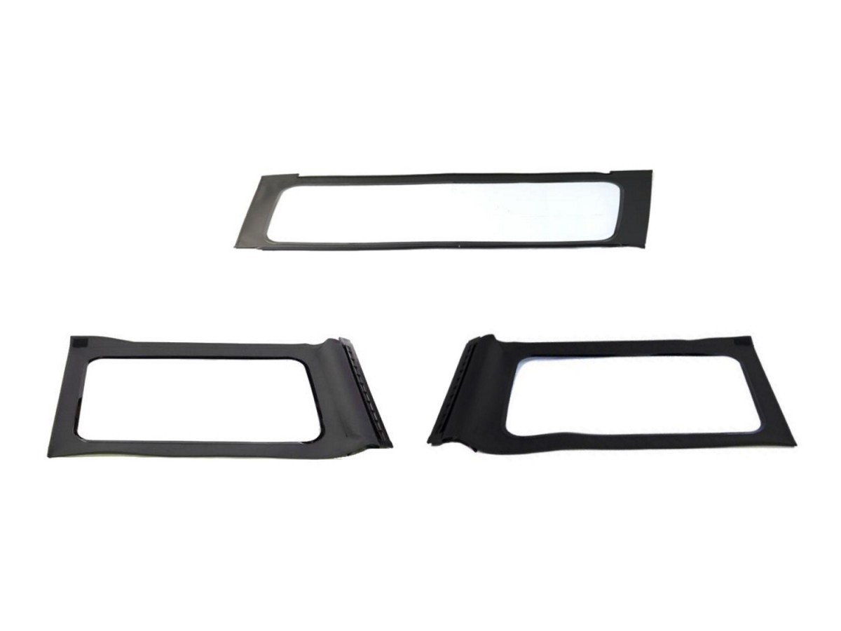 Mopar Replacement Window Set For 4 Door Standard Black Soft Top Clear ...