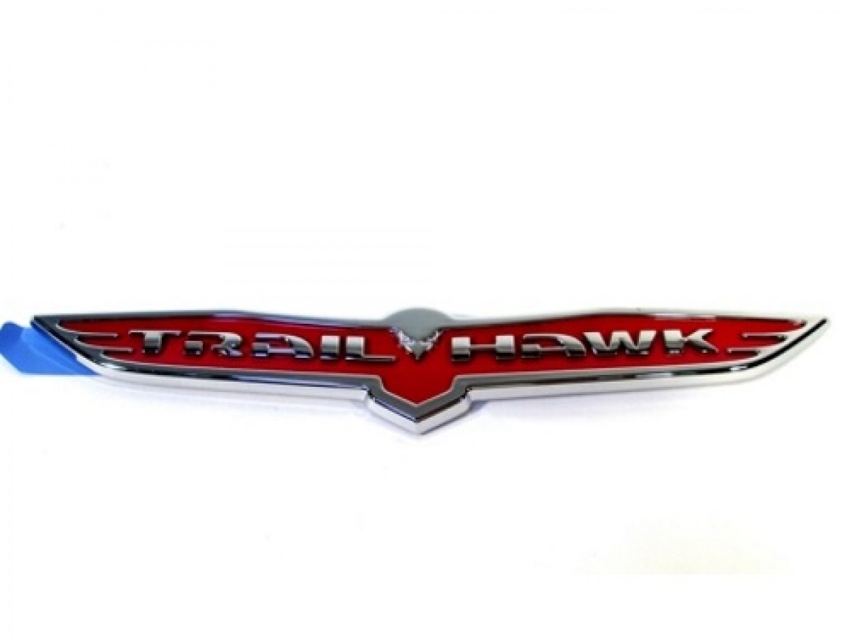 Mopar Emblem Red Trailhawk - 68196485AB | Mopar Online Parts
