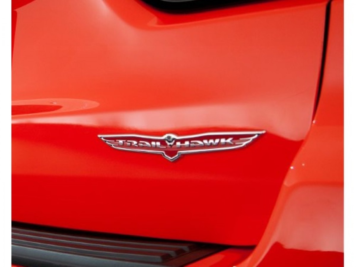 Mopar Emblem Red Trailhawk - 68196485AB | Mopar Online Parts